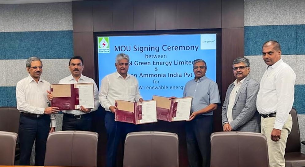 AM Green, SJVN Inks World's Largest Zero-Carbon RE Supply Contract ...